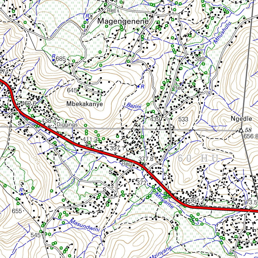 2731BC PONGOLA Map by Chief Directorate: National Geo-spatial ...