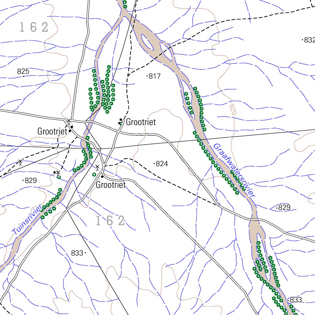 2920BD GROOTRIET Map by Chief Directorate: National Geo-spatial ...