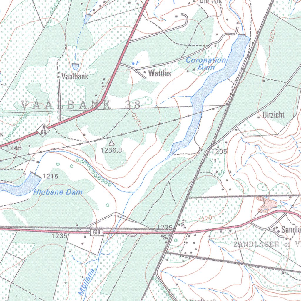 2731CA CORONATION Map by Chief Directorate: National Geo-spatial ...