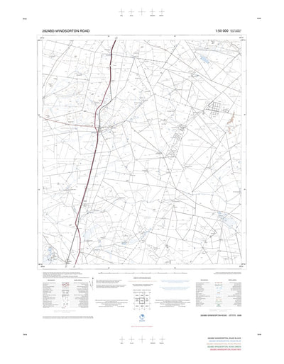 2824BD WINDSORTON ROAD Map by Chief Directorate: National Geo-spatial ...