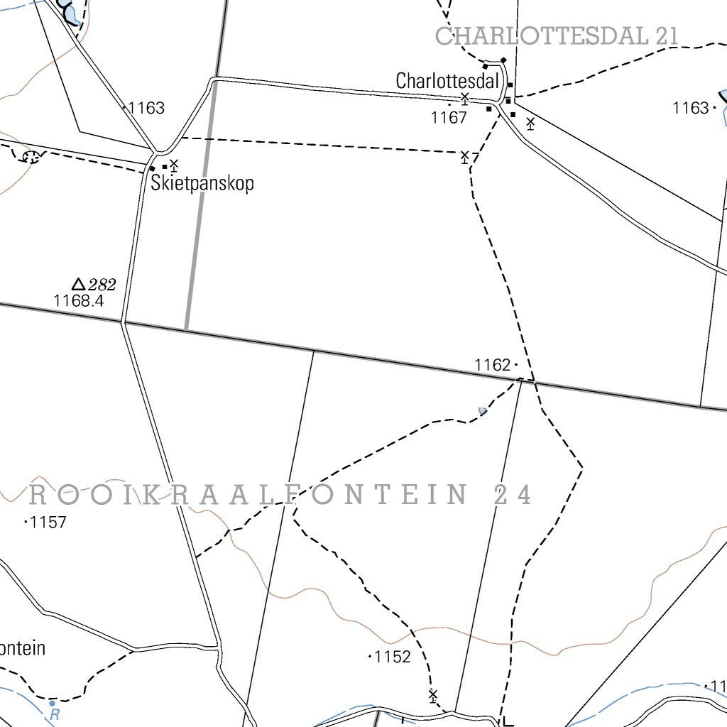 2824BD WINDSORTON ROAD Map by Chief Directorate: National Geo-spatial ...