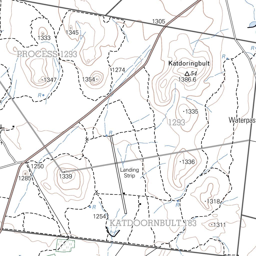 2825CA BOSHOF Map by Chief Directorate: National Geo-spatial ...