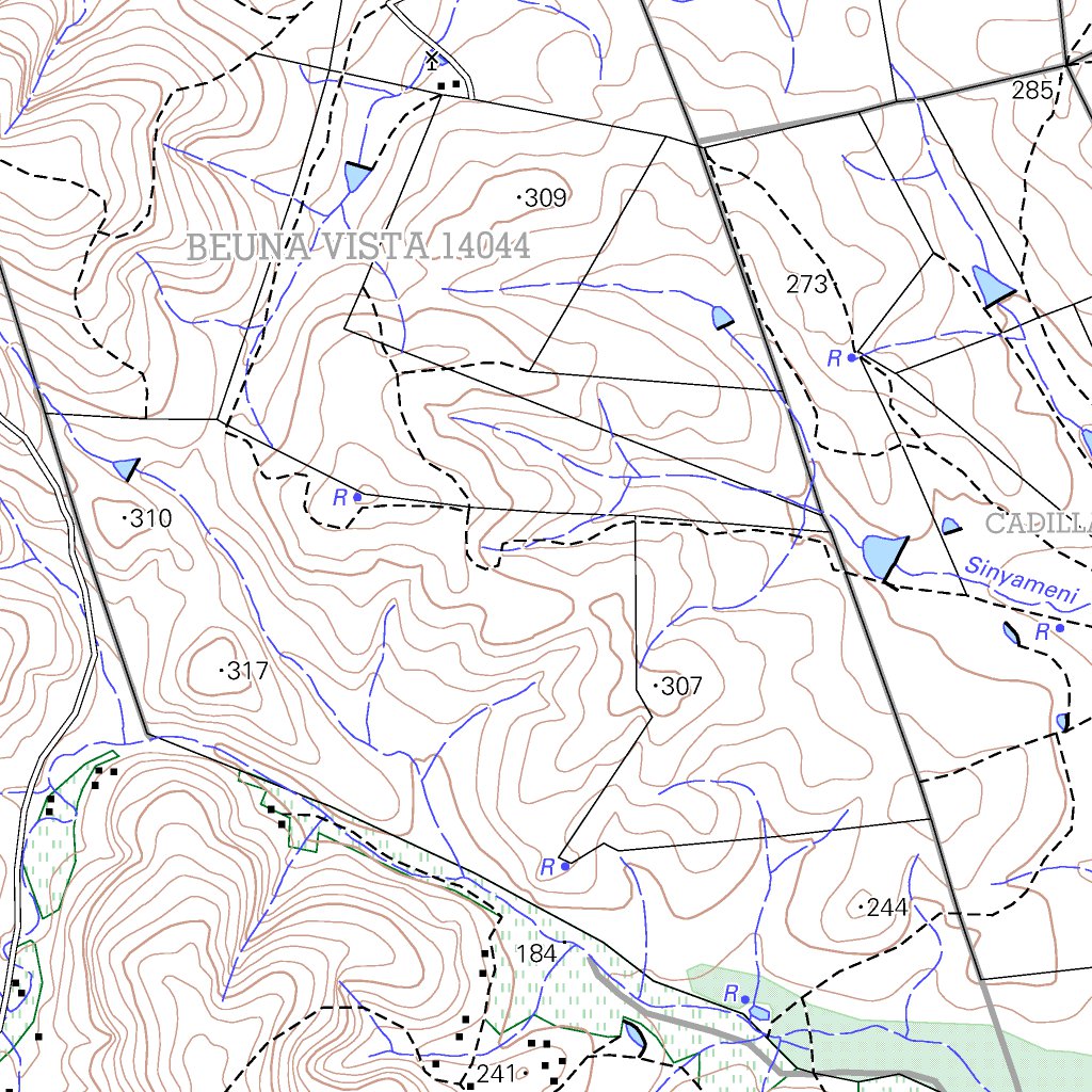2732CC MHLOSINGA Map by Chief Directorate: National Geo-spatial ...