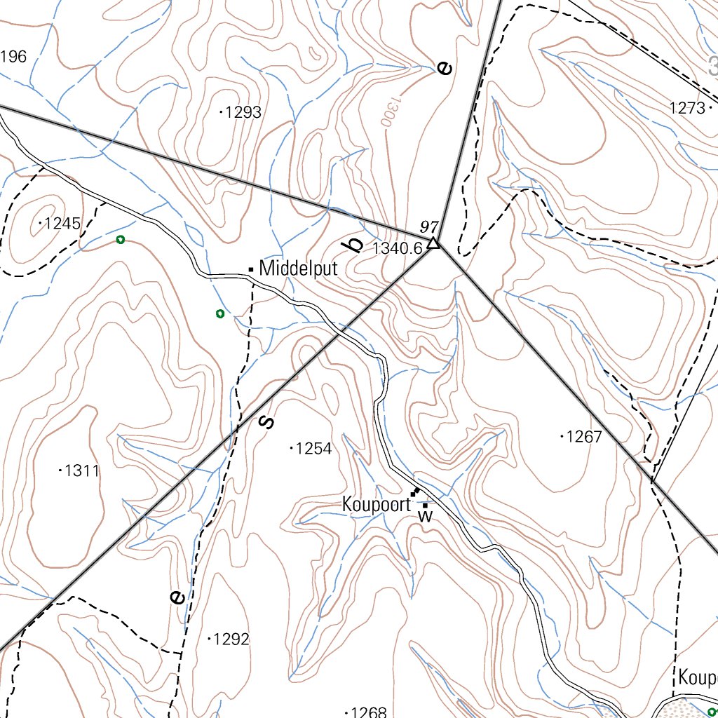 2923AA KAMEELPUTS Map by Chief Directorate: National Geo-spatial ...