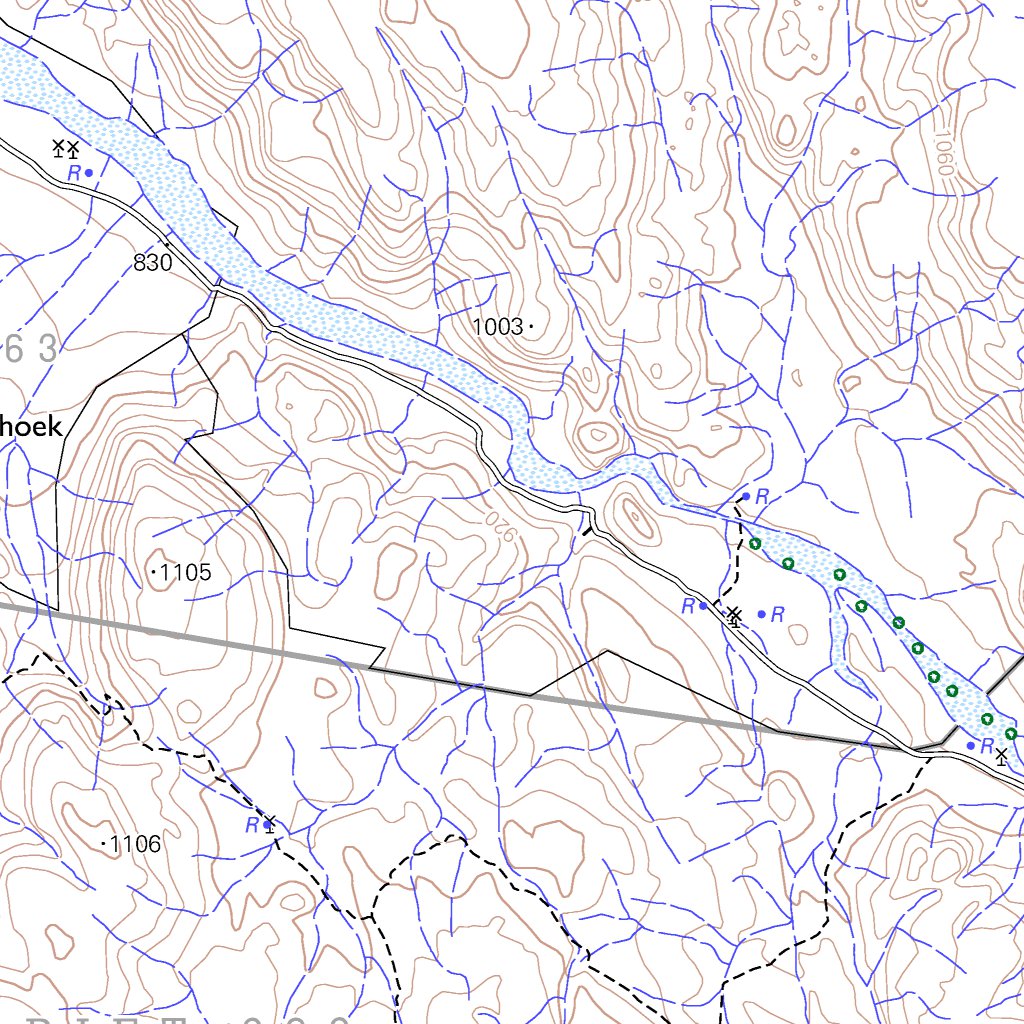 3018AB ROOIFONTEIN Map by Chief Directorate: National Geo-spatial ...