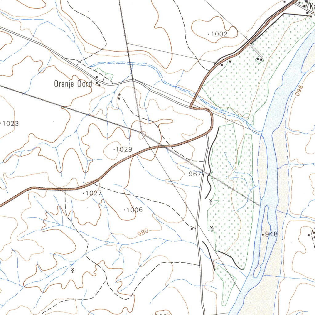 2923AB WITBERG Map by Chief Directorate: National Geo-spatial ...