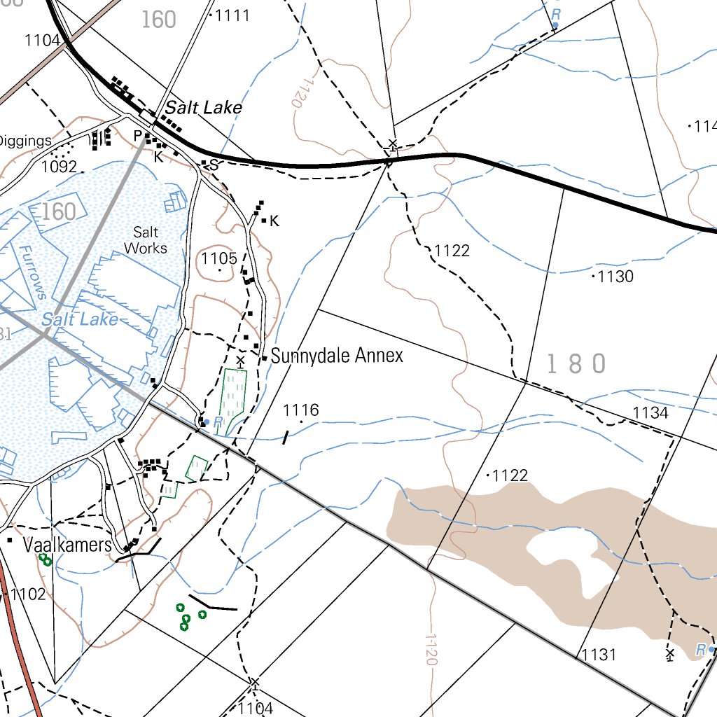 2924AC SALT LAKE Map by Chief Directorate: National Geo-spatial ...