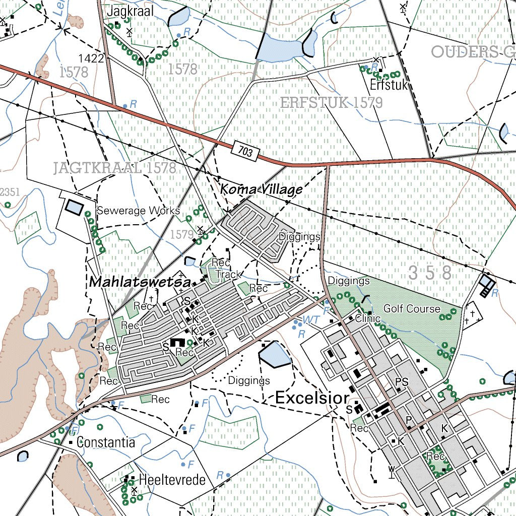 2827CC EXCELSIOR Map by Chief Directorate: National Geo-spatial ...
