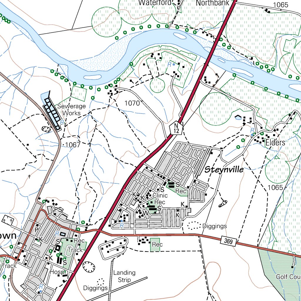 2924CA HOPETOWN Map by Chief Directorate: National Geo-spatial ...