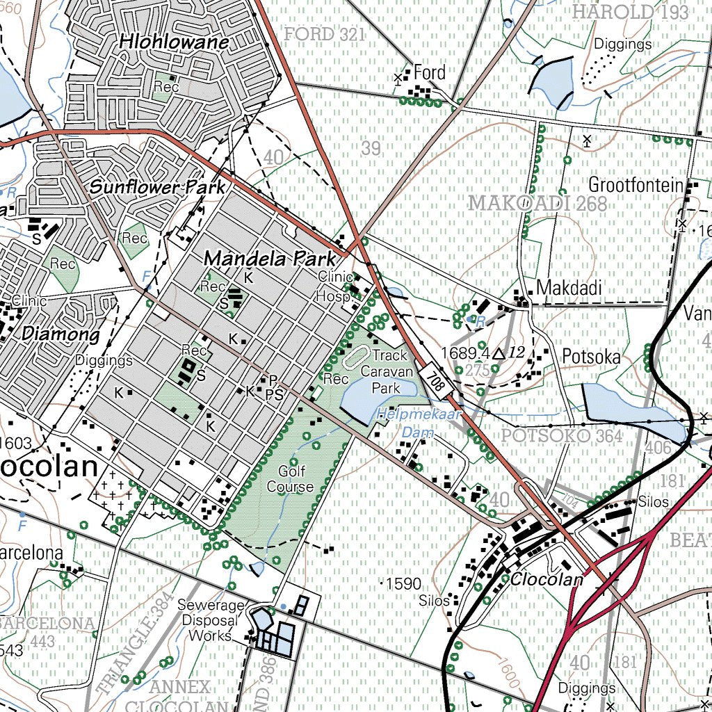 2827DC CLOCOLAN Map by Chief Directorate: National Geo-spatial ...