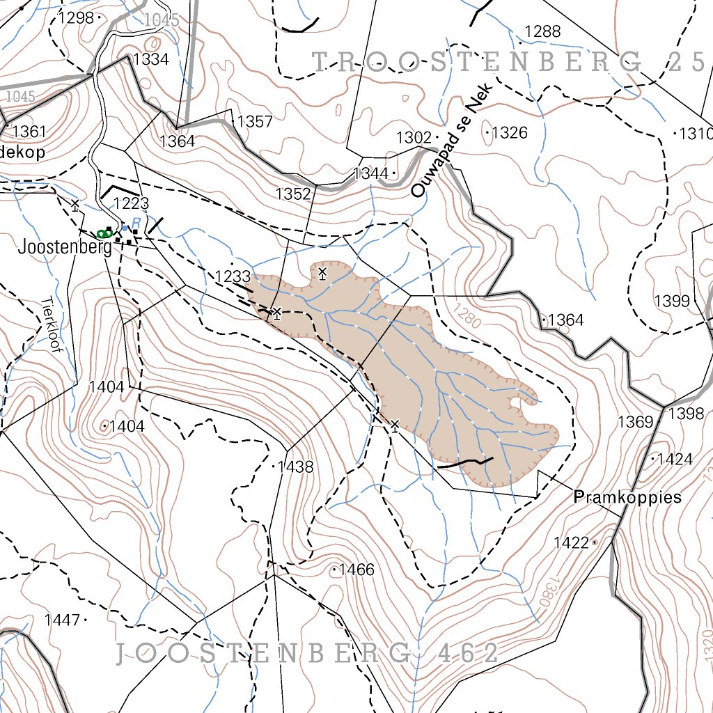 2924DD LUCKHOFF (SOUTH) Map by Chief Directorate: National Geo-spatial ...