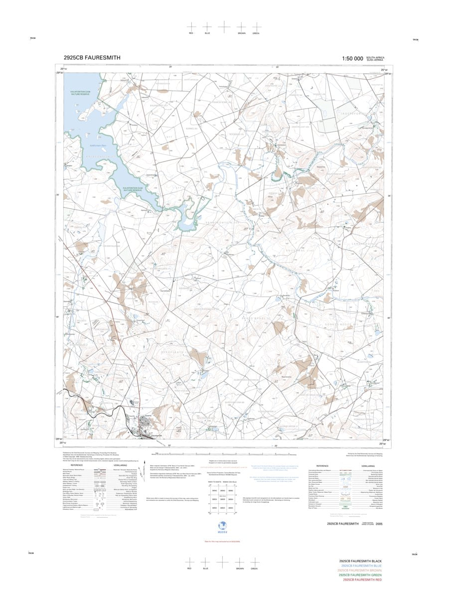 2925CB FAURESMITH Map by Chief Directorate: National Geo-spatial ...