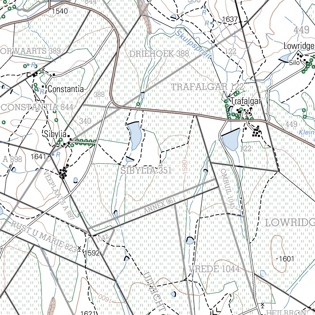 2927AC THABA PHATSHWA map by Chief Directorate: National Geo-spatial ...