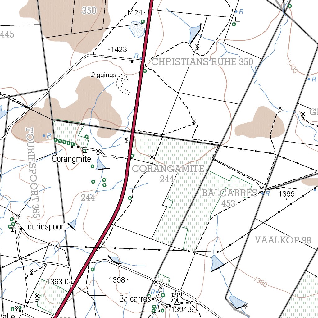2827AA VENTERSBURG Map by Chief Directorate: National Geo-spatial ...