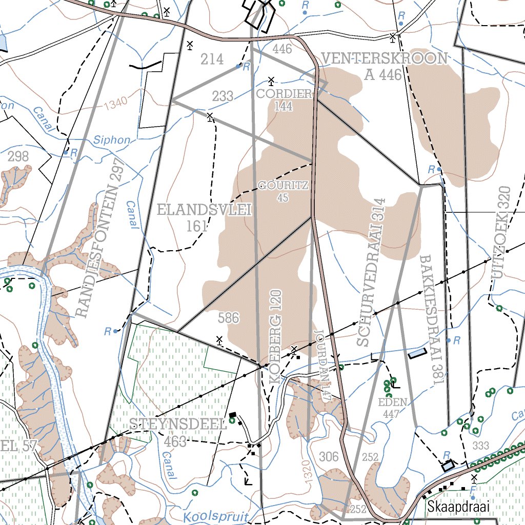 2827AA VENTERSBURG Map by Chief Directorate: National Geo-spatial ...