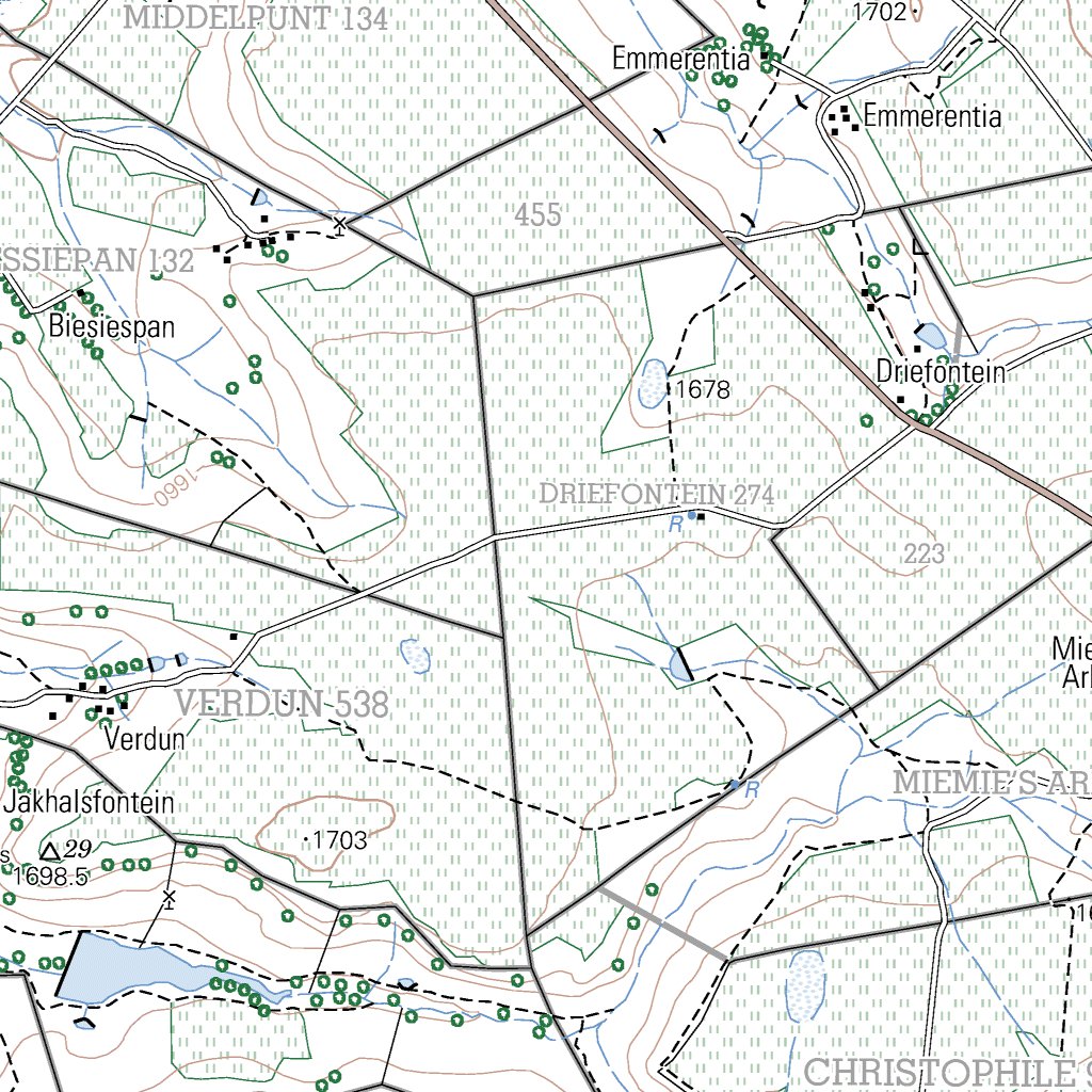 2827DB ROSENDAL Map by Chief Directorate: National Geo-spatial ...