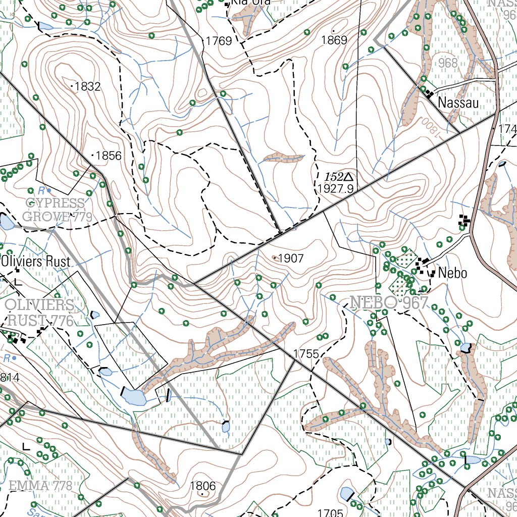 2827DB ROSENDAL Map by Chief Directorate: National Geo-spatial ...