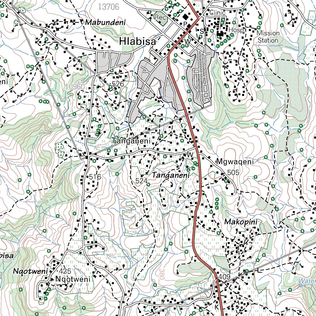 2831BB HLABISA Map by Chief Directorate: National Geo-spatial ...