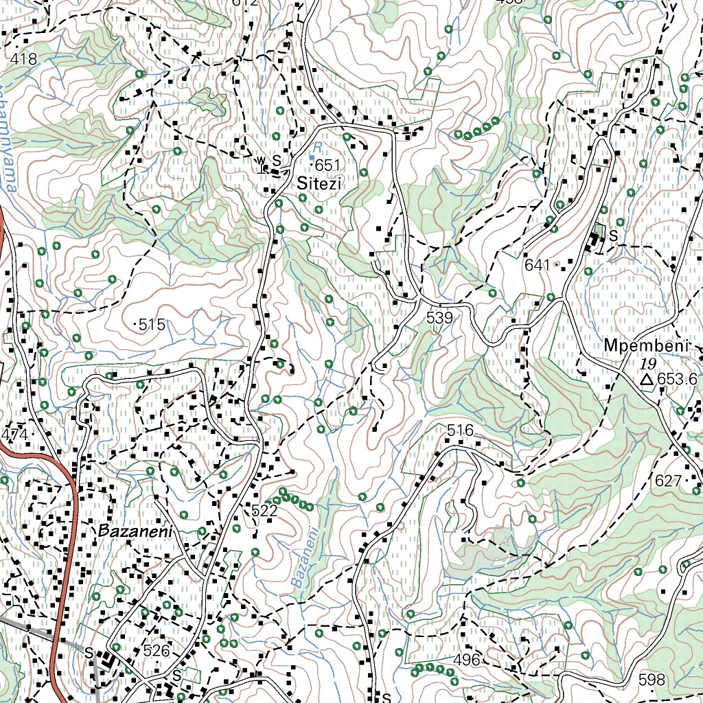 2831BB HLABISA Map by Chief Directorate: National Geo-spatial ...
