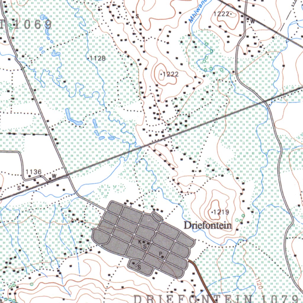 2829BC DRIEFONTEIN Map by Chief Directorate: National Geo-spatial ...