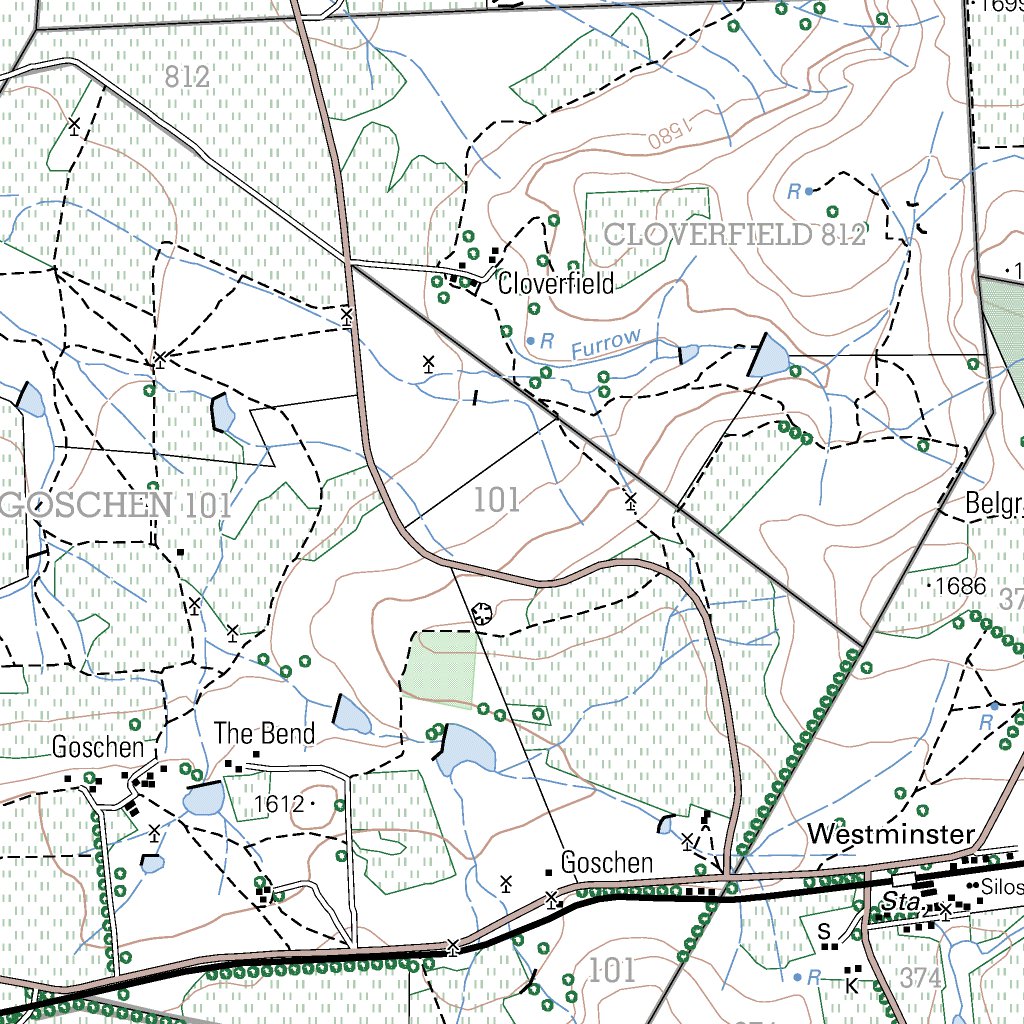 2927AA TWEESPRUIT Map by Chief Directorate: National Geo-spatial ...