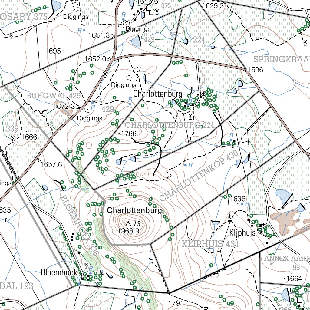 3027AA BOESMANSKOP Map by Chief Directorate: National Geo-spatial ...