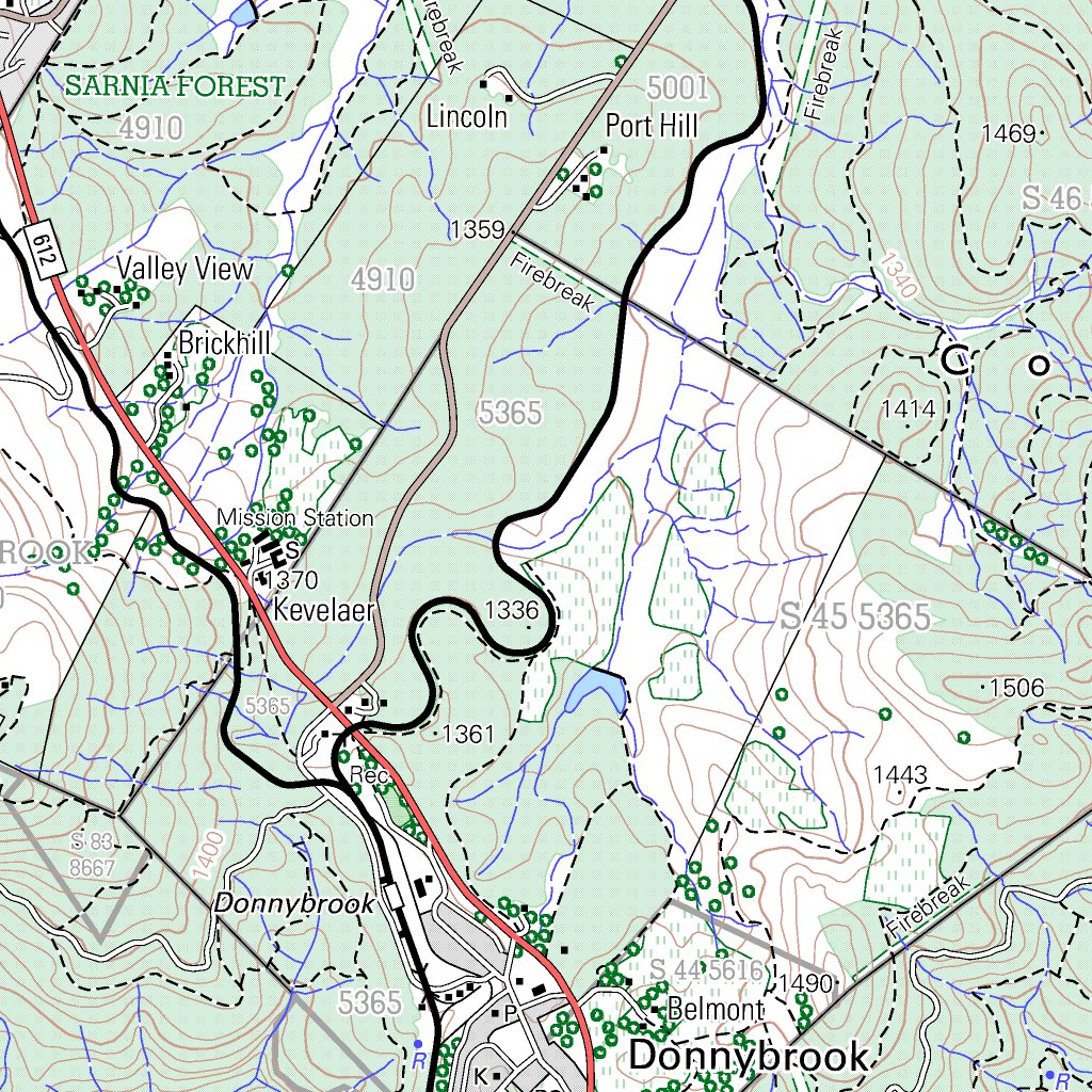 2929DD DONNYBROOK Map by Chief Directorate: National Geo-spatial ...