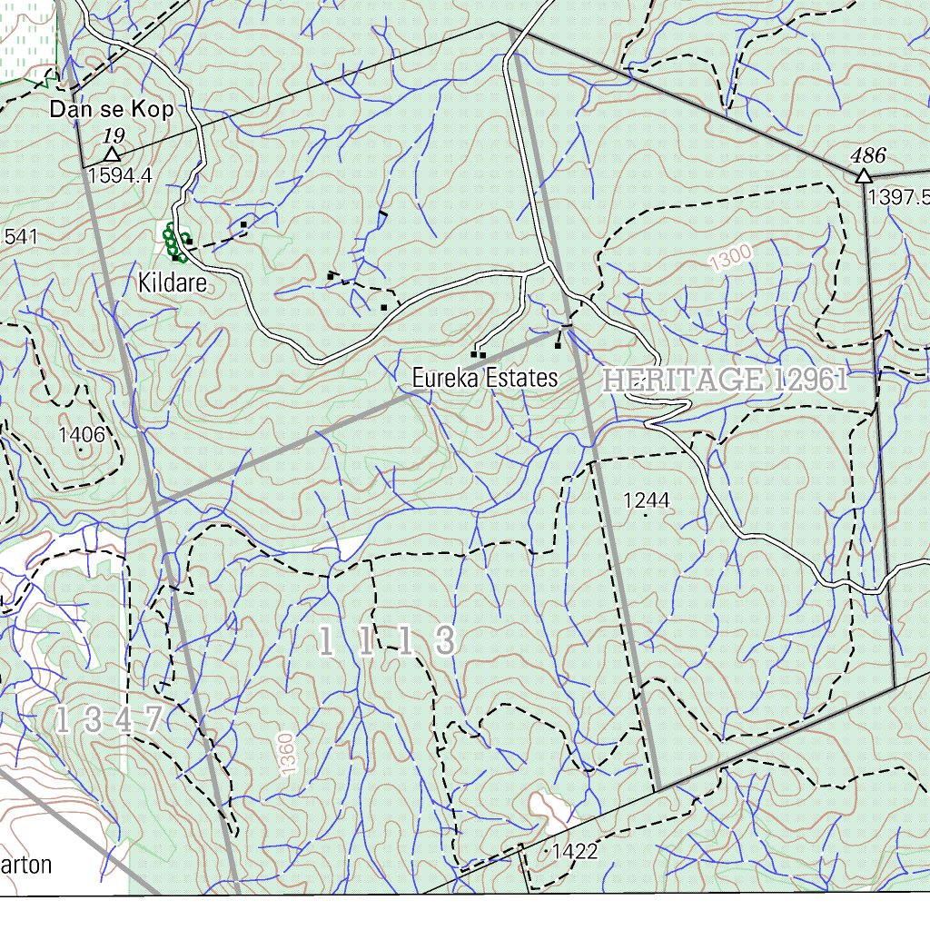 2930AB MOUNT ALIDA Map by Chief Directorate: National Geo-spatial ...