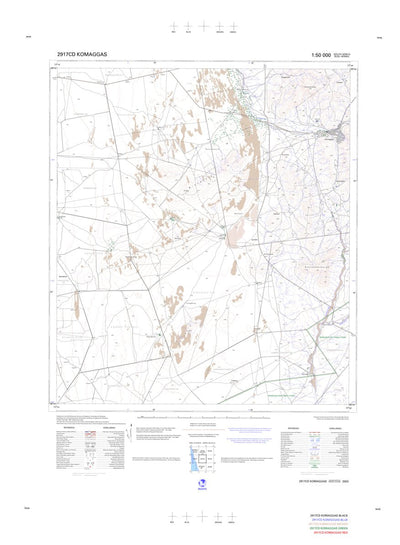 2917CD KOMAGGAS Map by Chief Directorate: National Geo-spatial ...