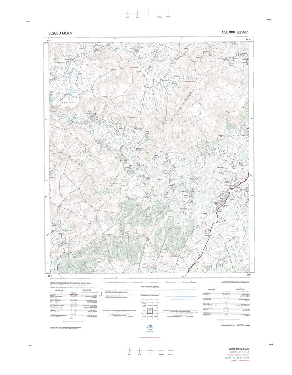 3028CD MDENI Map by Chief Directorate: National Geo-spatial Information ...