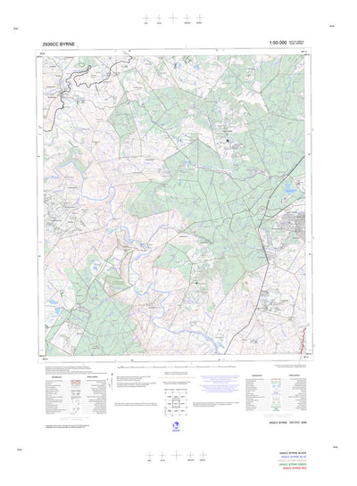 2930CC BYRNE Map by Chief Directorate: National Geo-spatial Information ...