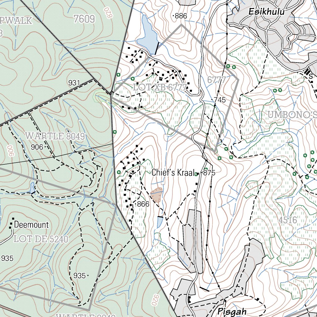 3029DB HARDING (4th Edition) Map by Chief Directorate: National Geo ...
