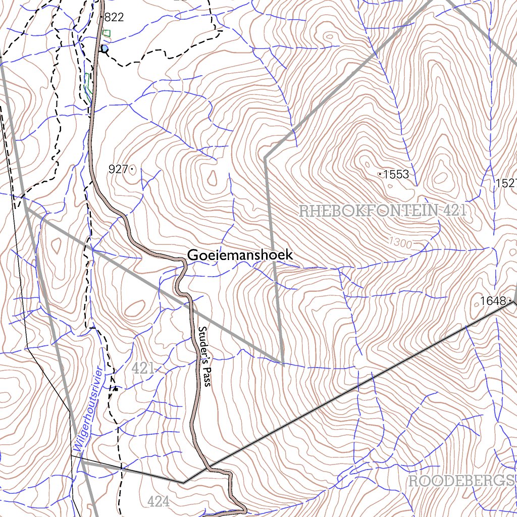 3018AC LELIEFONTEIN Map by Chief Directorate: National Geo-spatial ...