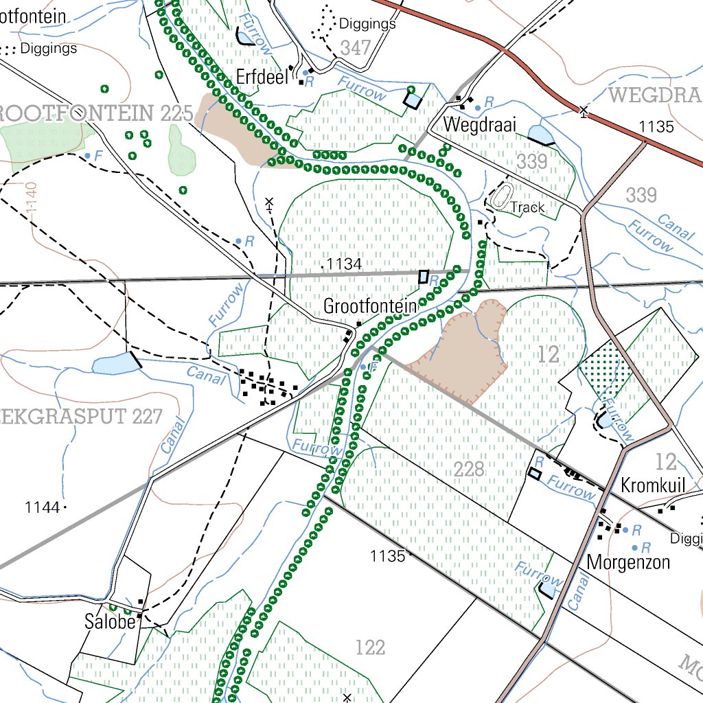 2924BB JACOBSDAL Map by Chief Directorate: National Geo-spatial ...