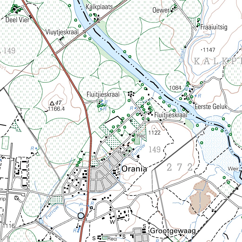 2924CD ORANIA Map by Chief Directorate: National Geo-spatial ...