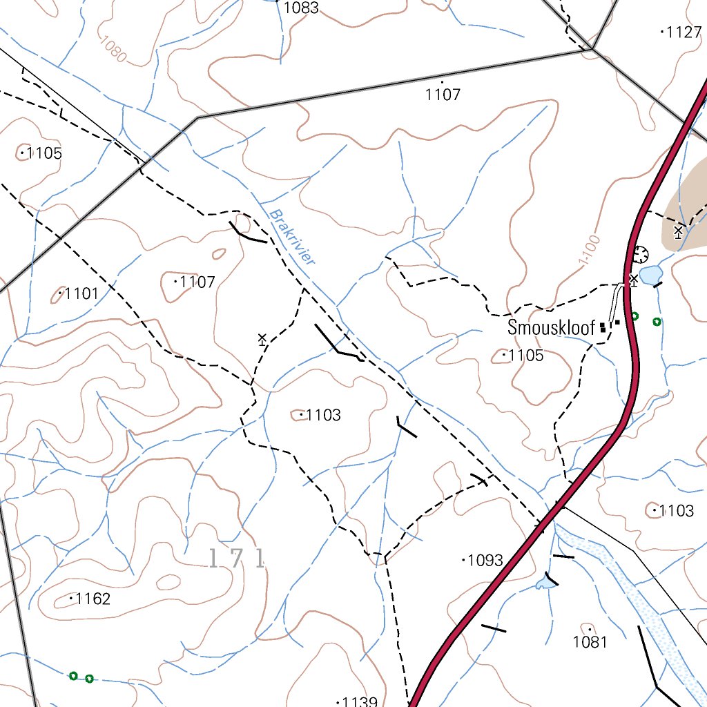 3023BA KORTKOP Map by Chief Directorate: National Geo-spatial ...