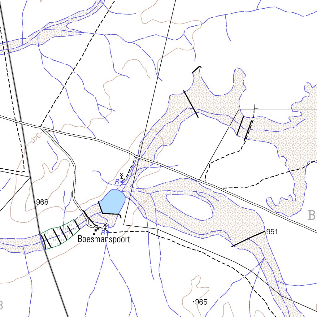 3019DD BOESMANSPOORT Map by Chief Directorate: National Geo-spatial ...