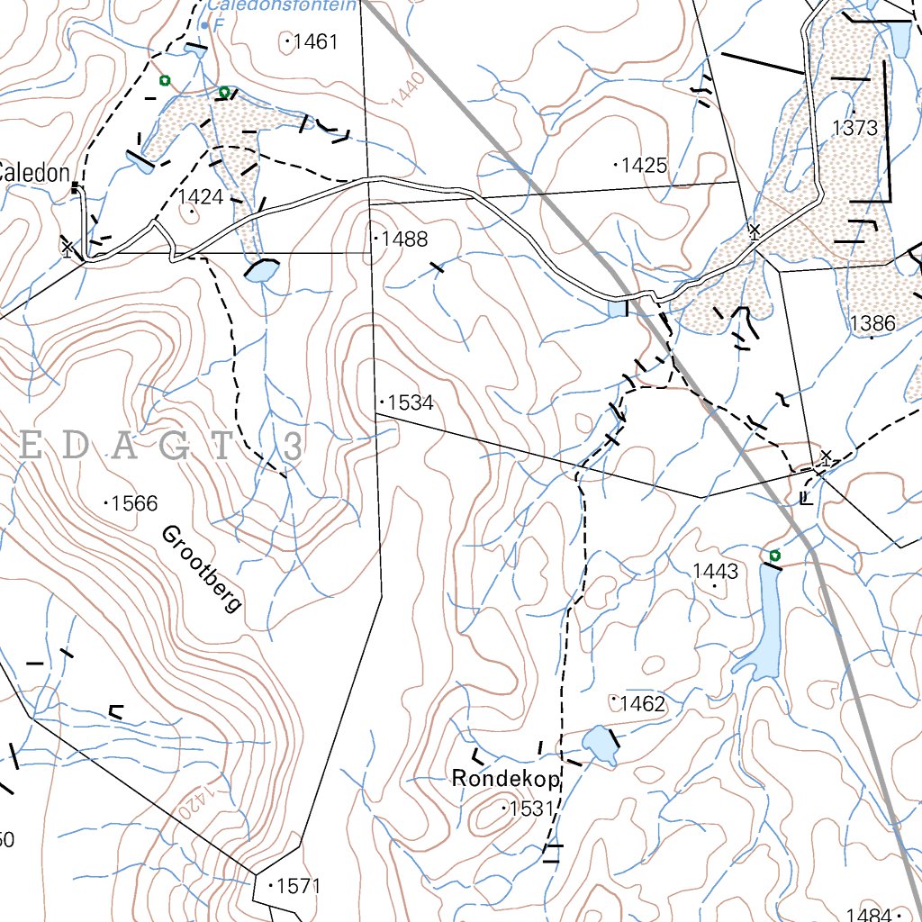 3023DC FLINKFONTEIN Map by Chief Directorate: National Geo-spatial ...