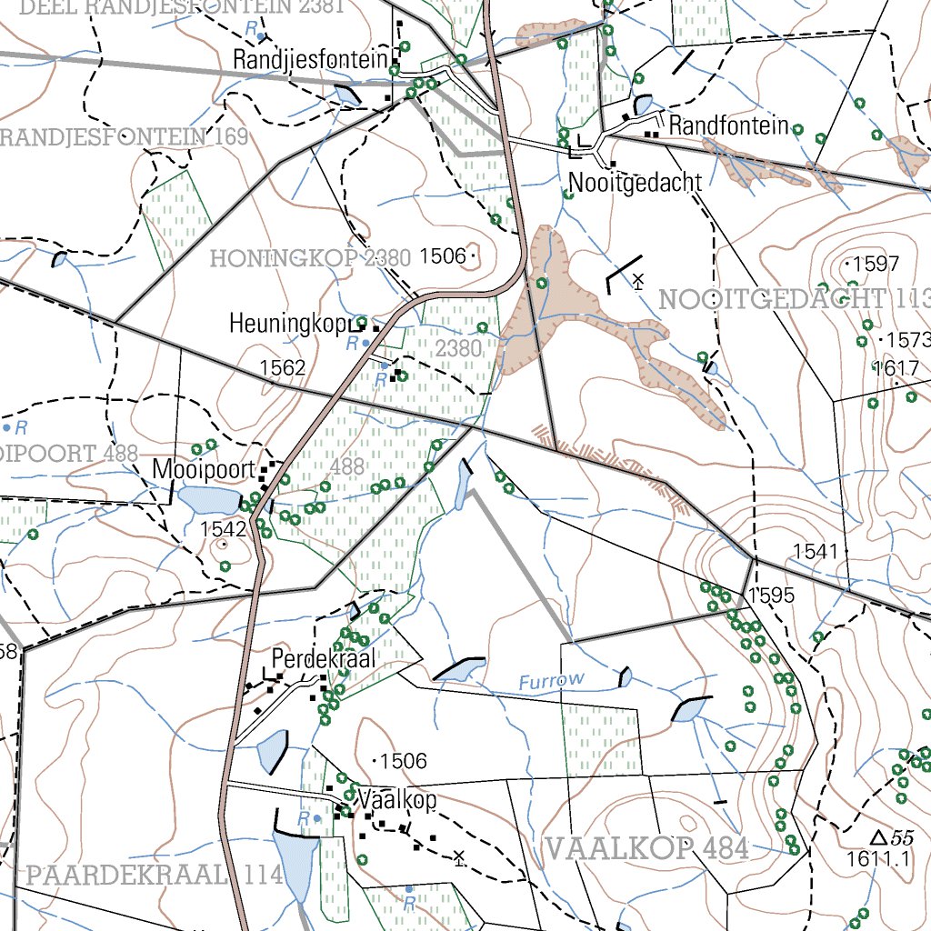 2926AD LEEUKOP Map by Chief Directorate: National Geo-spatial ...