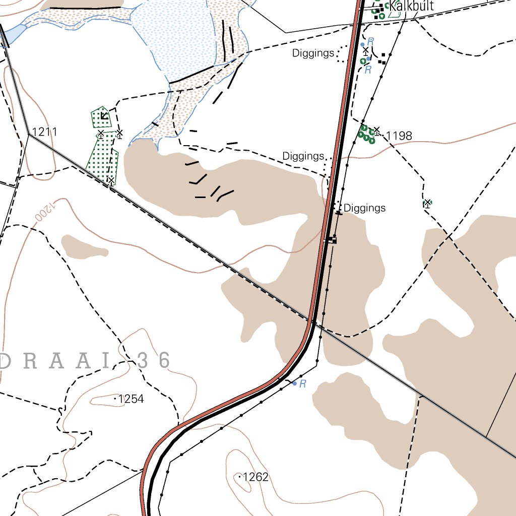 3024AA POTFONTEIN Map by Chief Directorate: National Geo-spatial ...