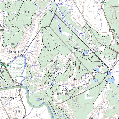 2929CD UNDERBERG Map by Chief Directorate: National Geo-spatial ...