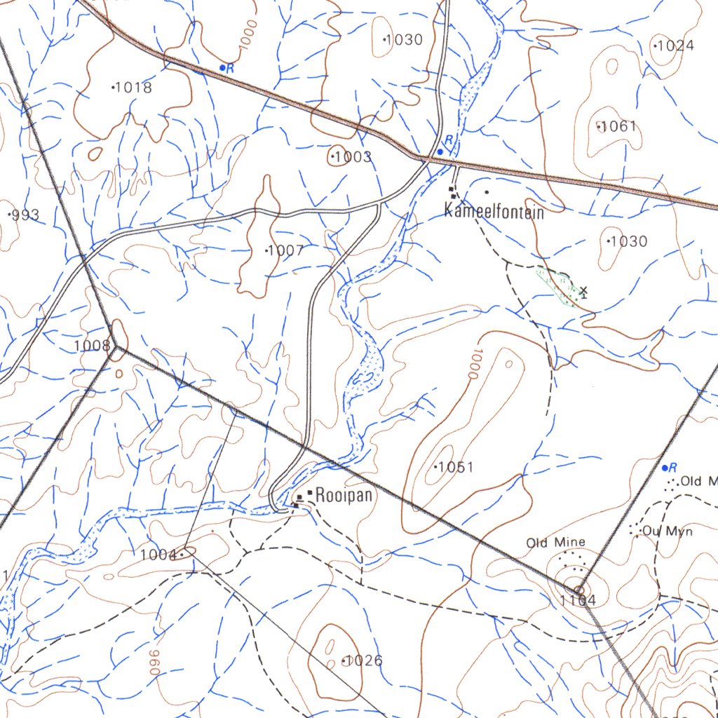 2922BC BLOUBOS Map by Chief Directorate: National Geo-spatial ...
