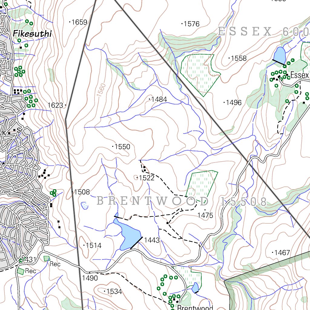 2929DB IMPENDLE Map by Chief Directorate: National Geo-spatial ...