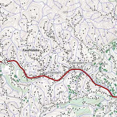 2931AA MAPUMULO Map by Chief Directorate: National Geo-spatial ...