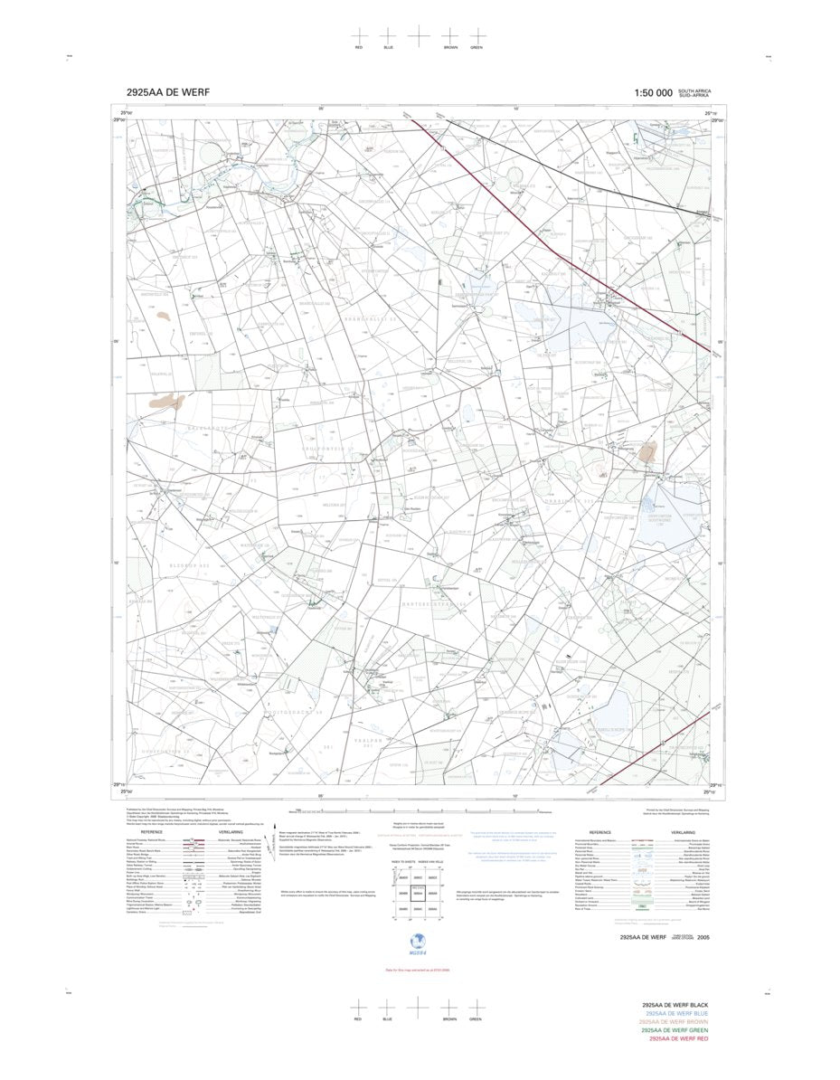 2925AA DE WERF Map by Chief Directorate: National Geo-spatial ...