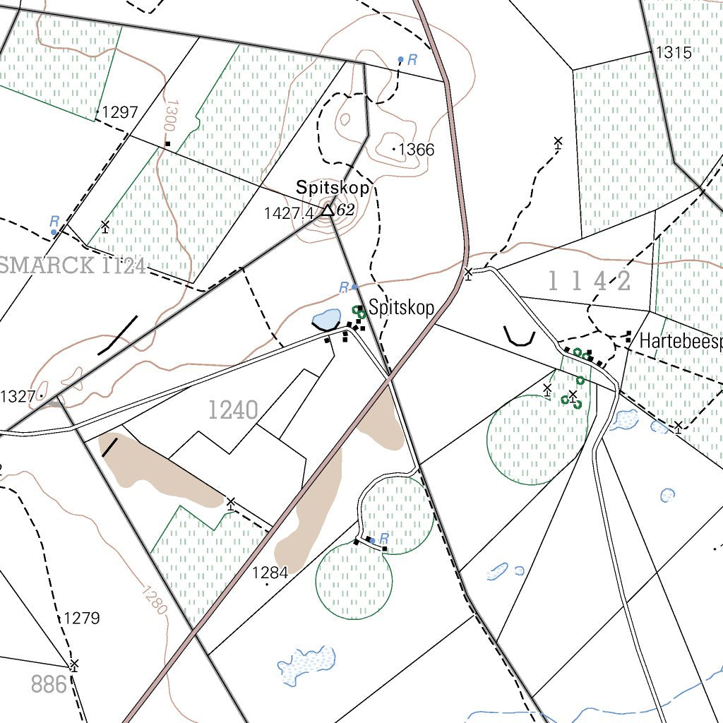 2925AD HEUNINGBERG Map by Chief Directorate: National Geo-spatial ...