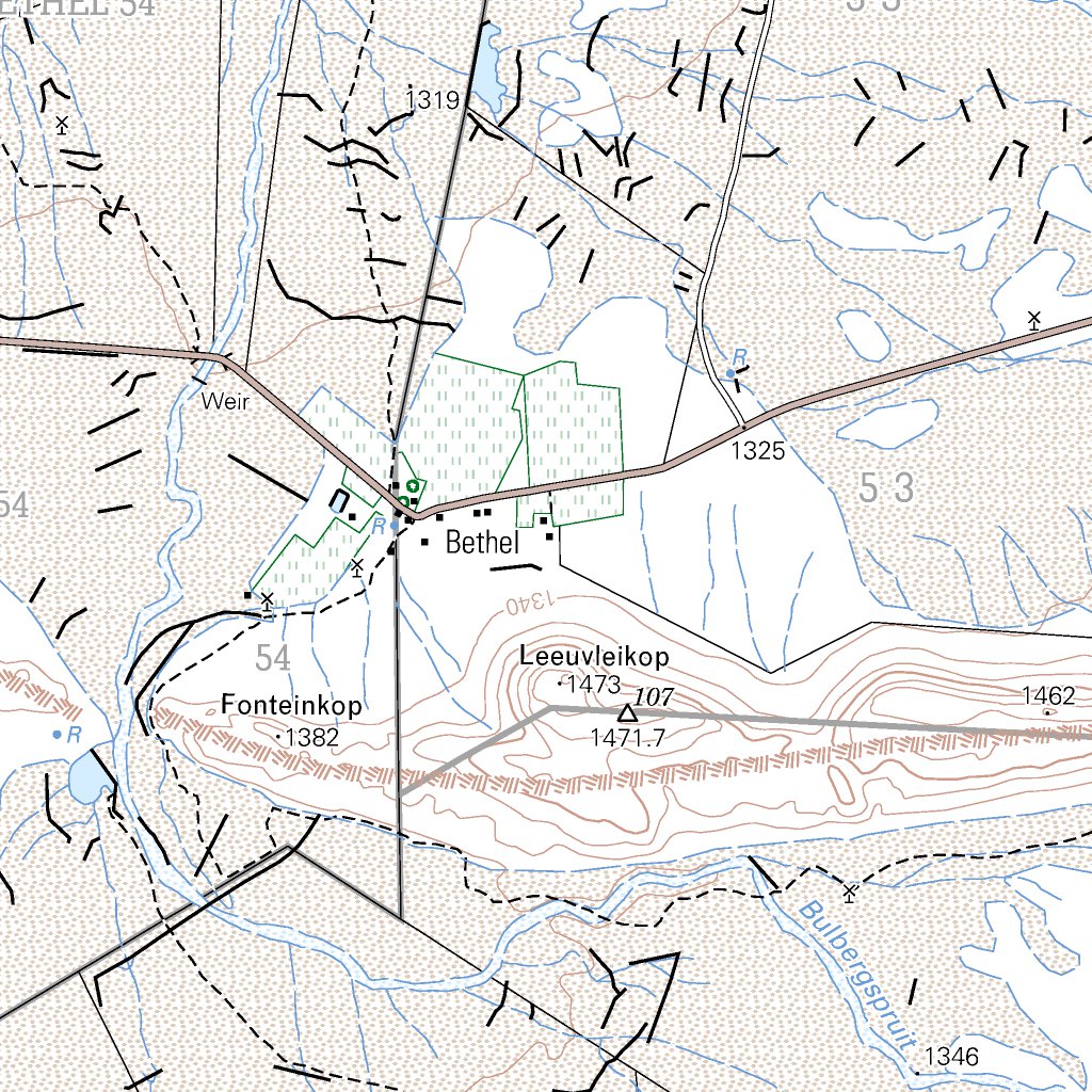 3123BD RICHMOND (NORTHERN CAPE) Map by Chief Directorate: National Geo ...