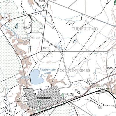 2926BB THABA NCHU Map by Chief Directorate: National Geo-spatial ...