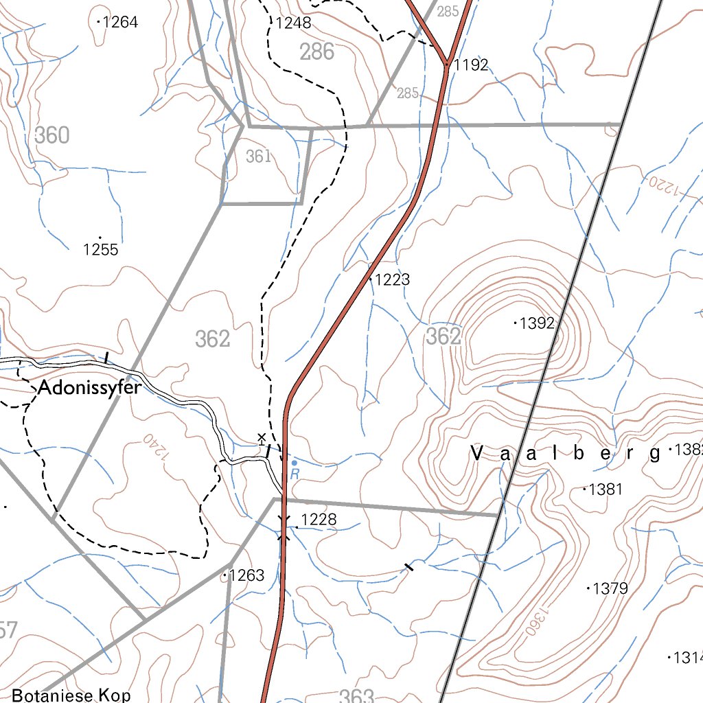 3022CC CARNARVON Map by Chief Directorate: National Geo-spatial ...