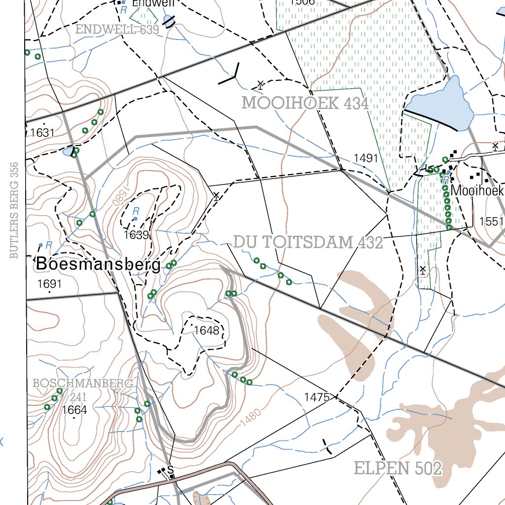 3026AB SPITSKOP Map by Chief Directorate: National Geo-spatial ...